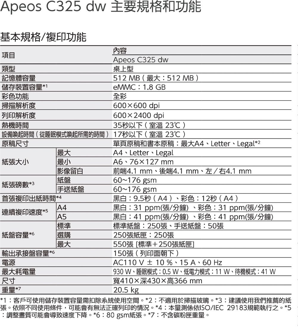 FUJIFILM Apeos C325 dw 彩色雙面無線S-LED掃描複合機 - PChome 24h購物