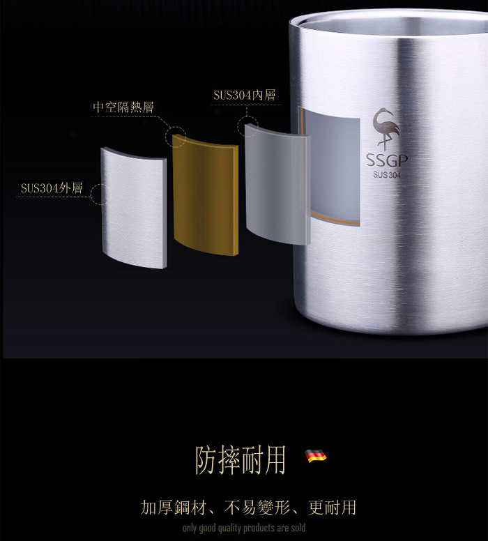 PUSH!餐具用品防摔304不銹鋼杯子兒童不銹鋼水杯帶手柄口杯400ml(帶蓋款)E127 - PChome 24h購物