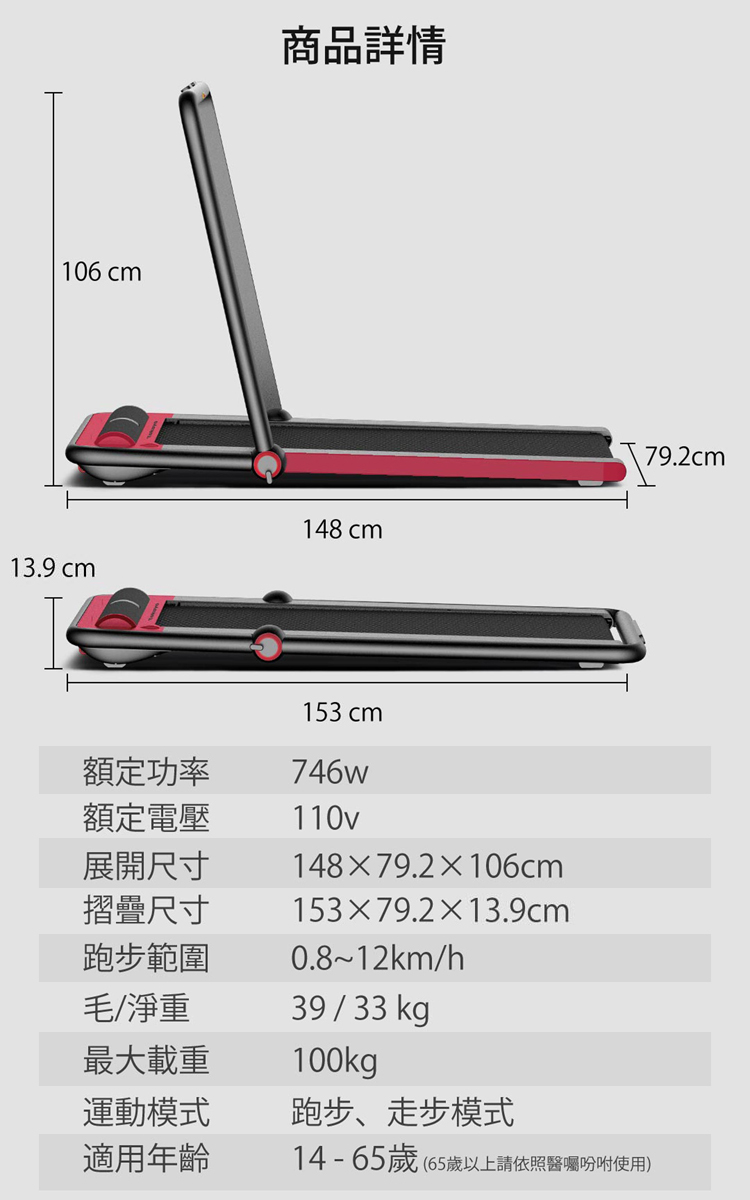 tokuyo 全折疊鋁合金寬平板智跑機 TT-250 健走機/跑步機/慢走機 (全區域步頻控速) - PChome 24h購物