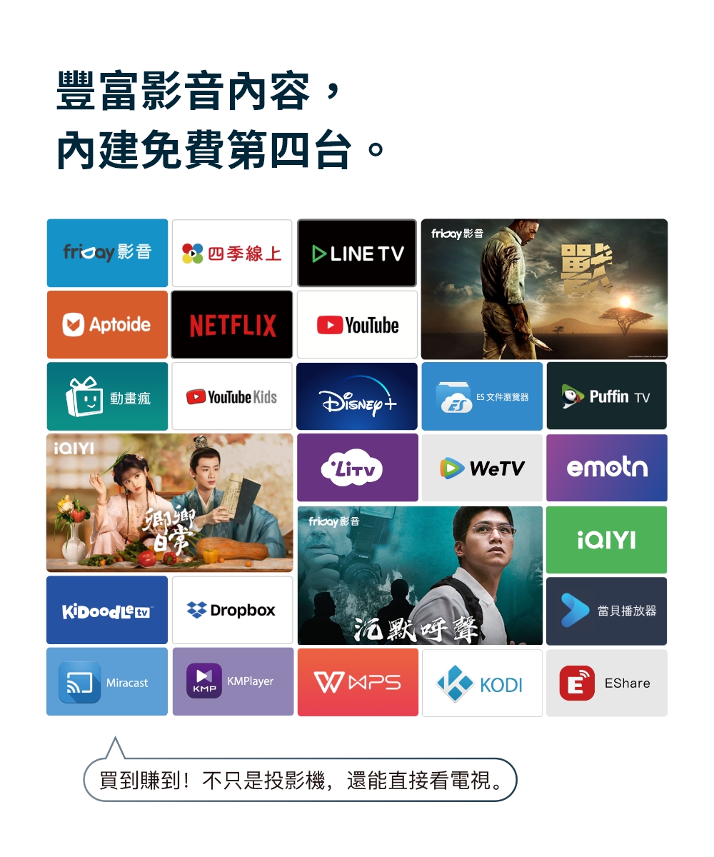 OVO 無框電視 K3-S 智慧投影機 高亮新旗艦 - PChome 24h購物