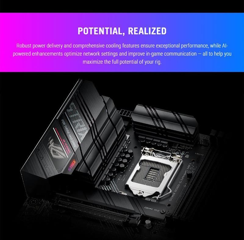 ASUS 華碩 ROG STRIX B560-G GAMING WIFI LGA1200主機板(M-ATX/3+2年保) - PChome 24h購物